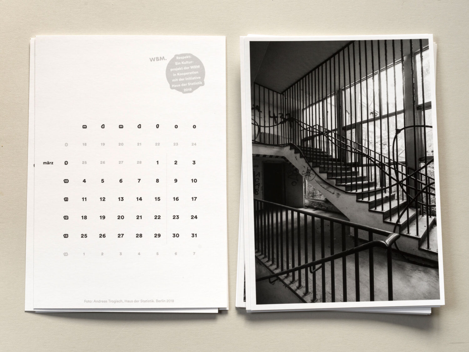 Respekt – der Kalender des Hauses der Statistik